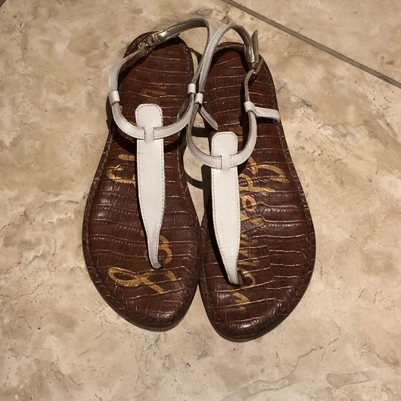 Sam Edelman | Shoes | Sam Edelman White Gigi Sandals | Poshmark